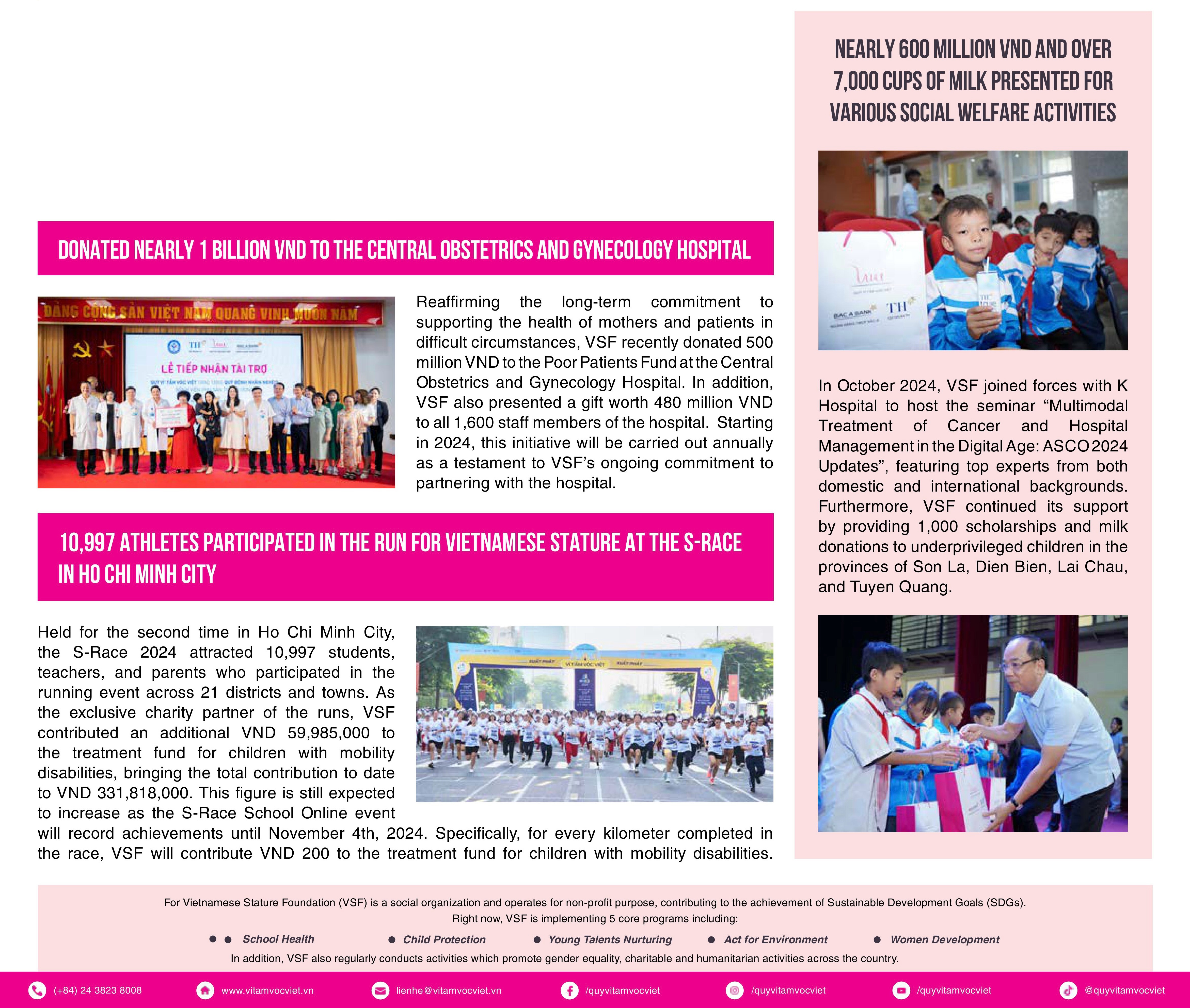 For Vietnamese Stature Foundation newsletter October 2024