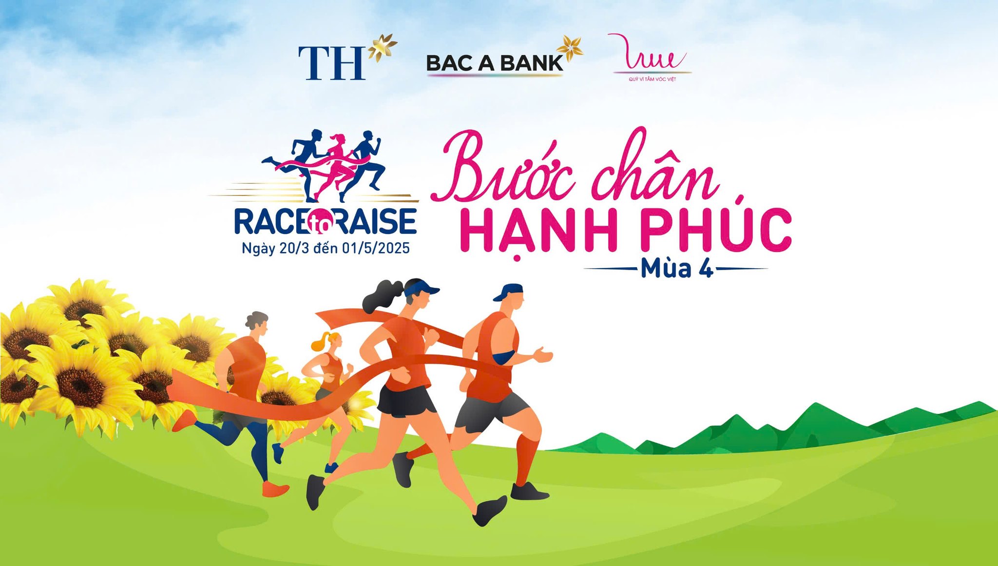 Giải chạy Race to Raise - Bước chân hạnh phúc mùa 4 chính thức khởi tranh!