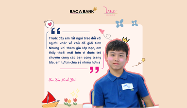 30 học viên nhí đã học được gì sau khóa tập huấn Giáo dục giới tính và ...